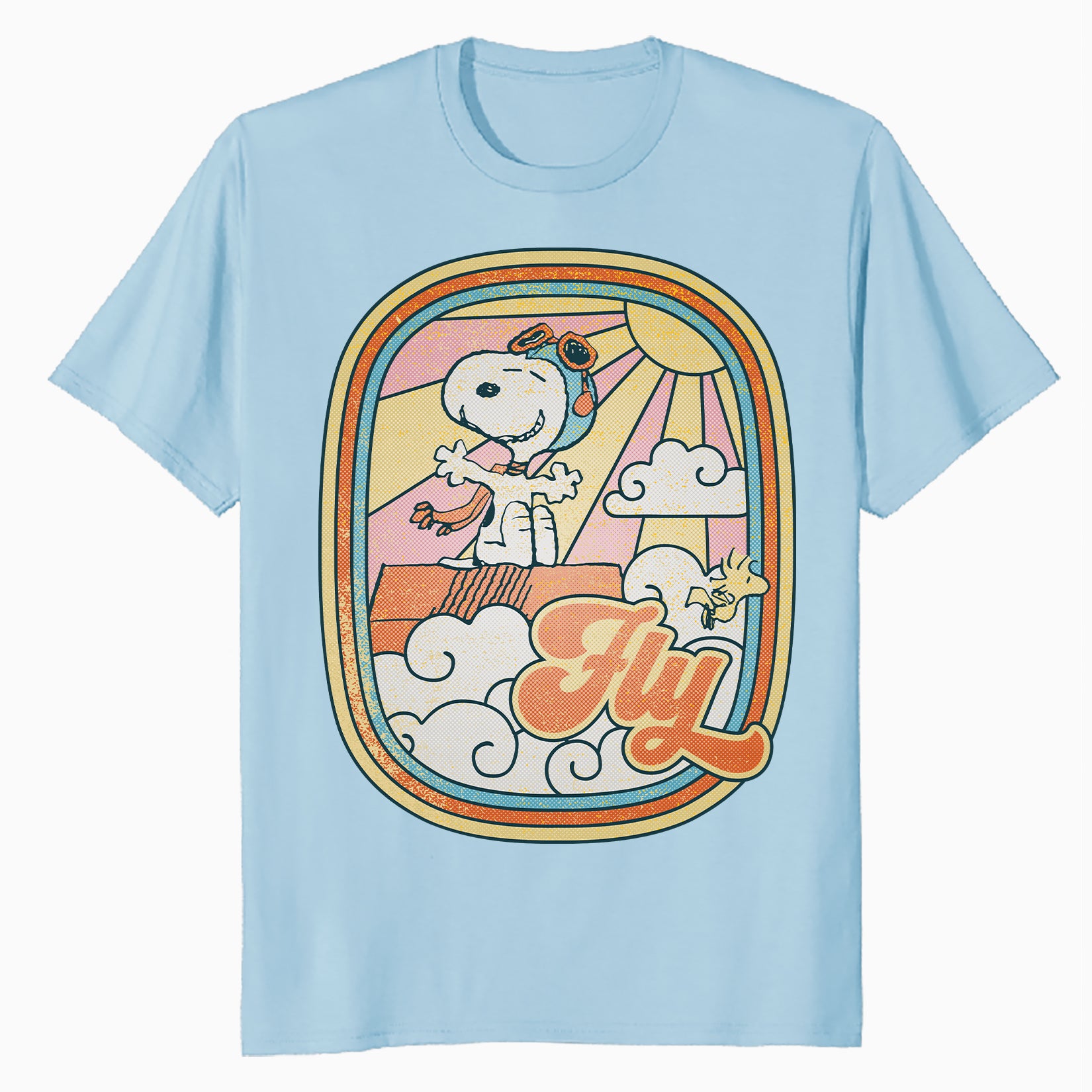 Peanuts Groovy Vibes Snoopy Woodstock Flying Ace Vintage 70s Official ...