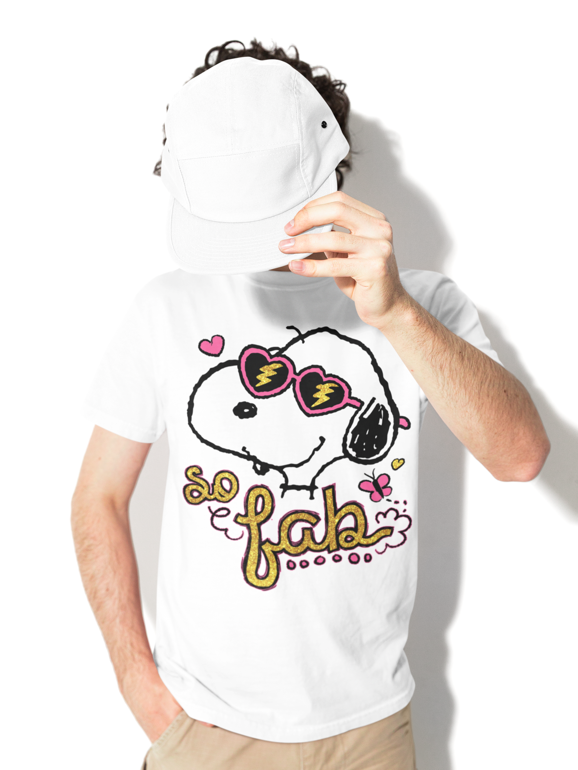 Peanuts Snoopy So Fab Heart Shades Vintage Classic Comic Official Men ...