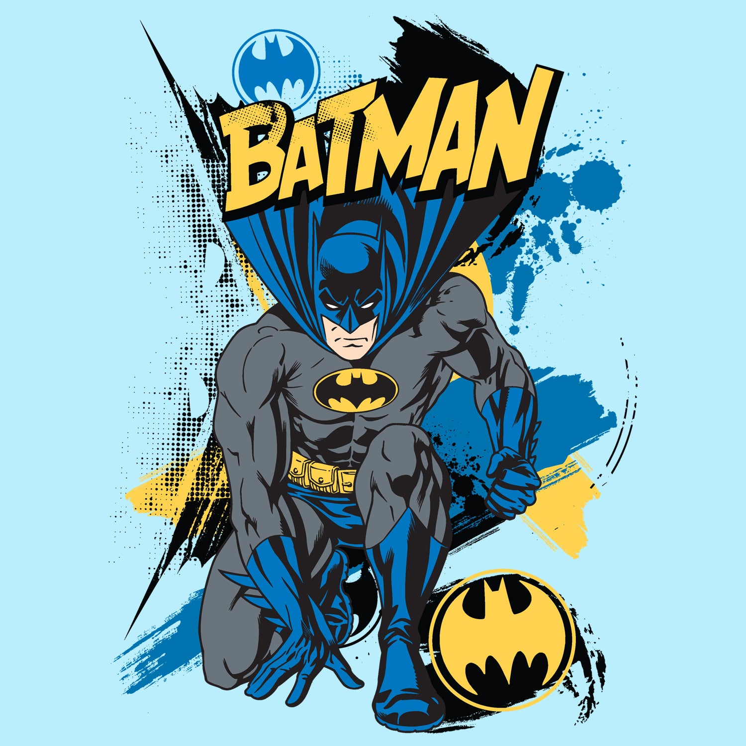 DC Comics Batman Crouch Official Kid's T-Shirt – Urban Species
