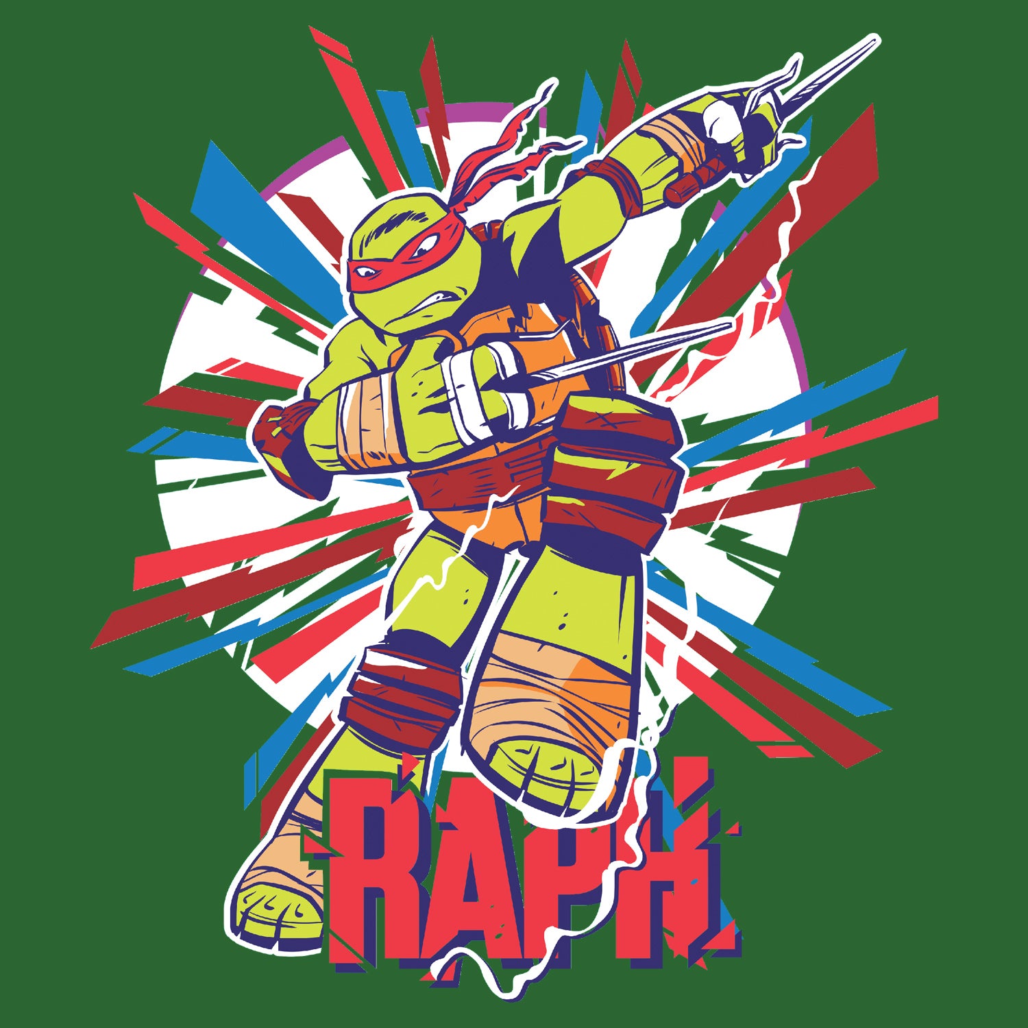TMNT Raphael Raph Official Kid's T-Shirt (Green) – Urban Species