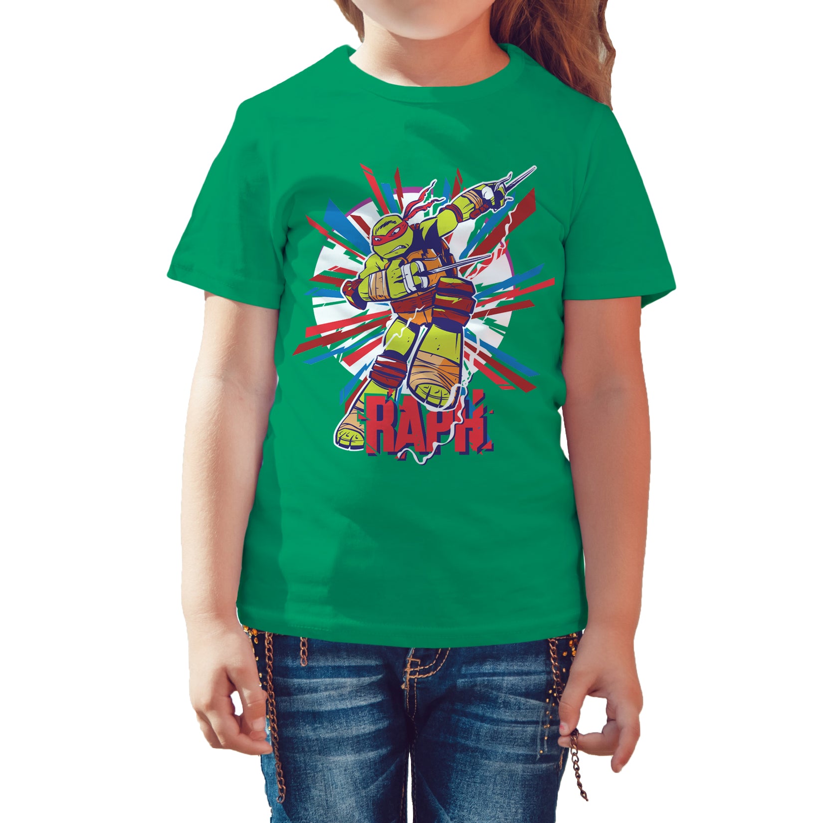 TMNT Raphael Raph Official Kid's T-Shirt (Green) – Urban Species